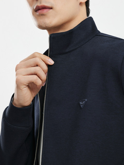 【Four-Way Stretch】Septwolves Knitted Stand Collar Jacket for Men, New ...