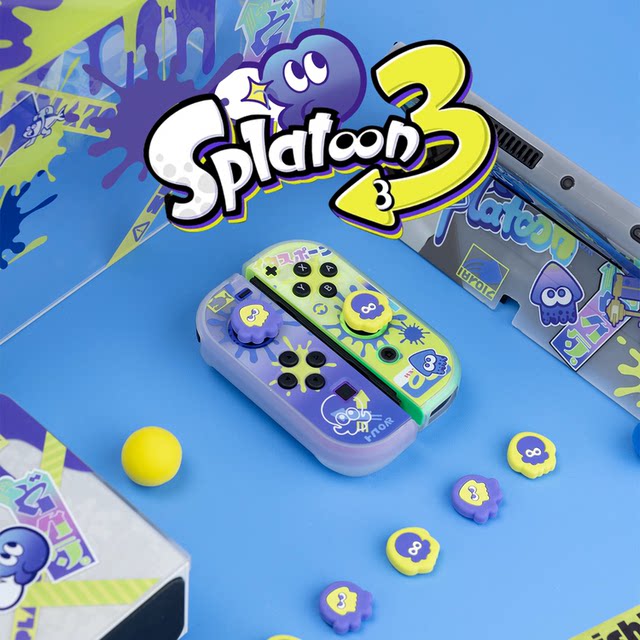 Nintendo switcholed protective case Splatoon 3 game console protective ...