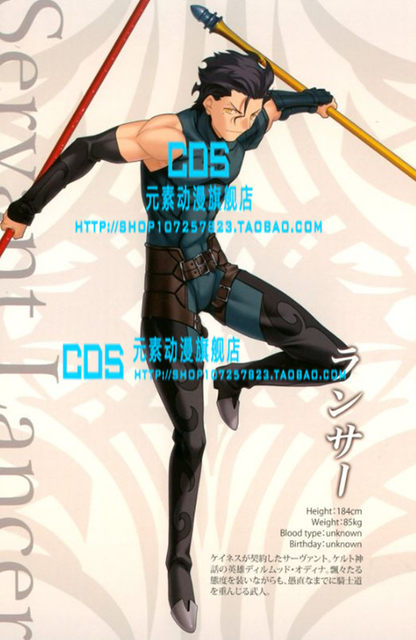 Gun brother CosplayFate/zero gun knight Lancer Di Lumuduo Audina cos ...