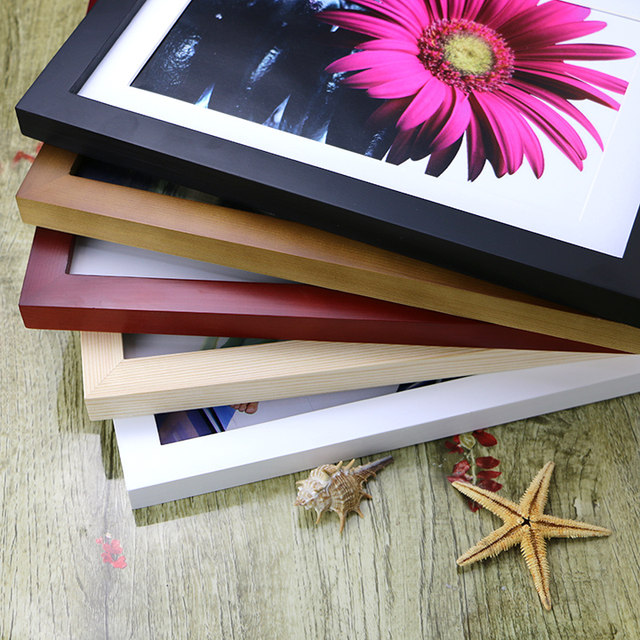 Solid wood simple 32 inches 28 inches 16 inches 18 inches 4k8 open 24 inches A4 wooden A3 photo ...