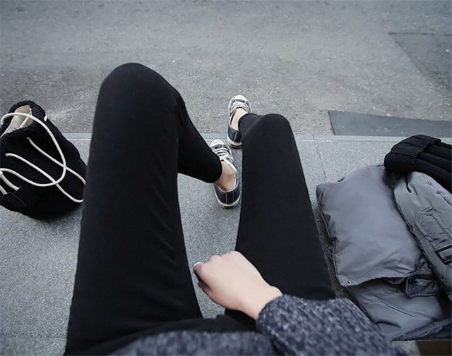 2021 Spring Bottom Pants Female Black Female Nickle Black Pants, the ...