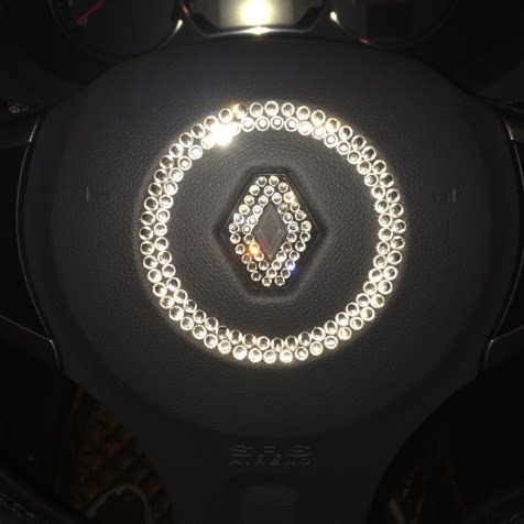 Car interior diamond stickers personalized rhinestone stickers DIY car ...