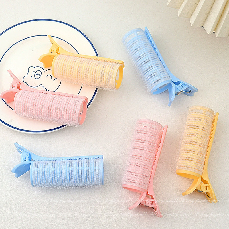 A high-looking air bangs curler with fluffy roots and a lazy high ...