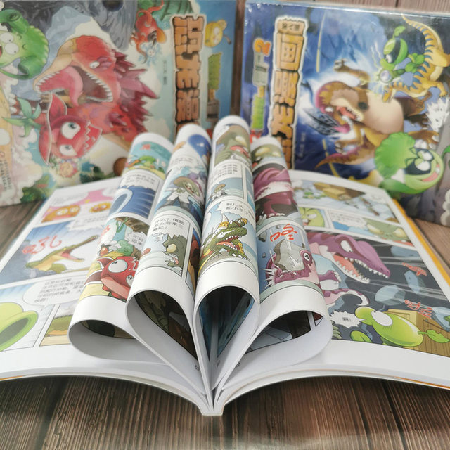 Plants vs. Zombies 2 Dinosaur Comic Book Storybook Complete Series Book ...
