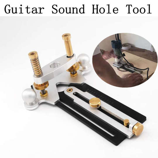 Guitar Sound Hole Router Base - Edge Trimmer for Luthier Tools