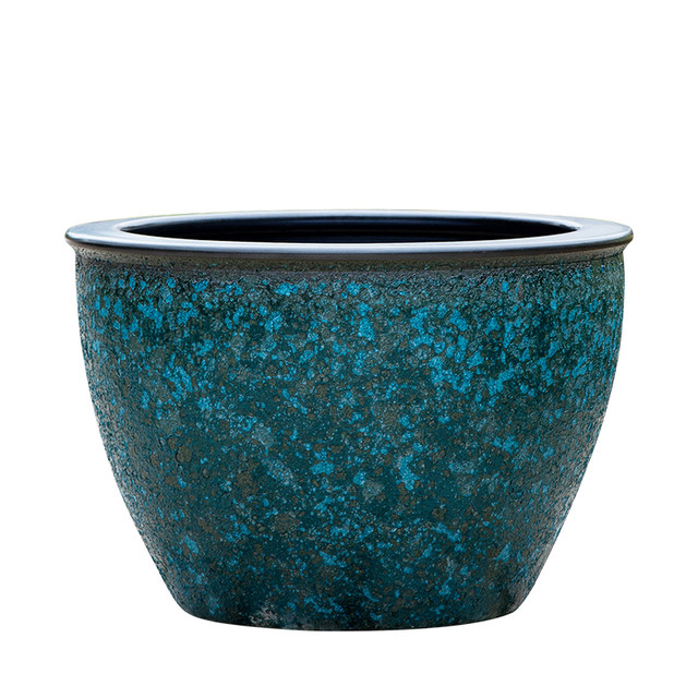 Jingdezhen ceramic fish tank fish basin calligraphy and painting tank ...