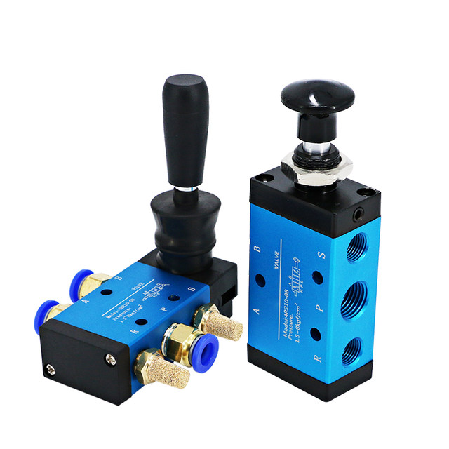 Pneumatic switch hand pull valve 4H210-08 hand pull valve 4R manual valve control valve cylinder ...