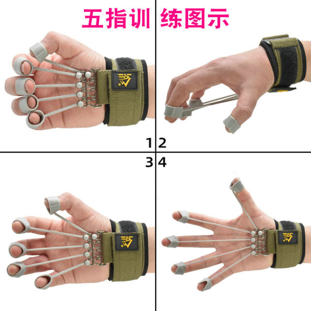 Finger flexion and extension rehabilitation training equipment, musical ...