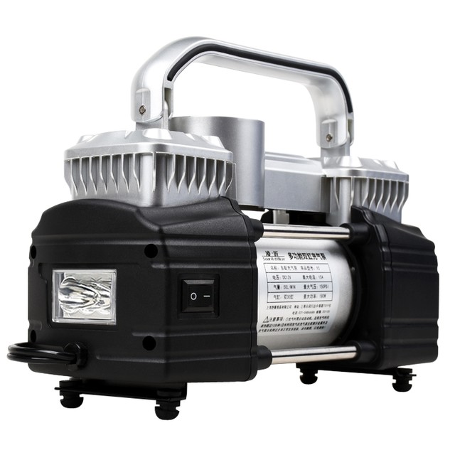 Lingjiang multi-functional SUV car air pump double-cylinder high ...