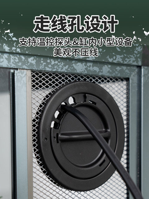 Superrep aluminum alloy climbing pet glass breeding box mane lizard ...