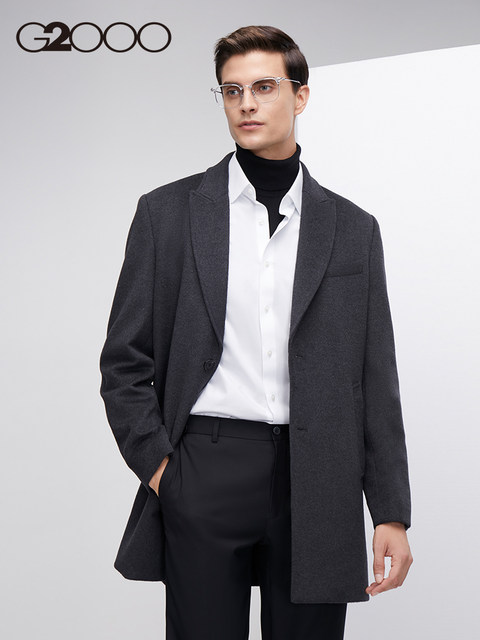 G2000 men's clothing, youth business suit collar, cold-proof and warm ...