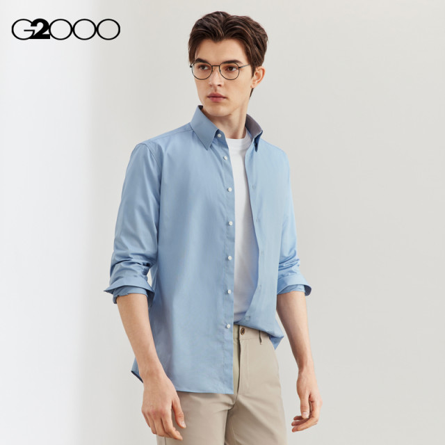 G2000 men's new autumn style comfortable and skin-friendly plain ...
