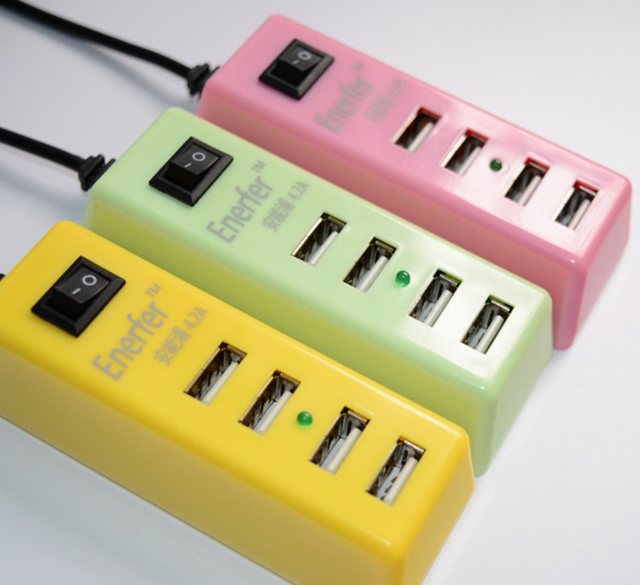 ANP multi-port 2.1 Ausb charger, Mold square socket USB charger ...