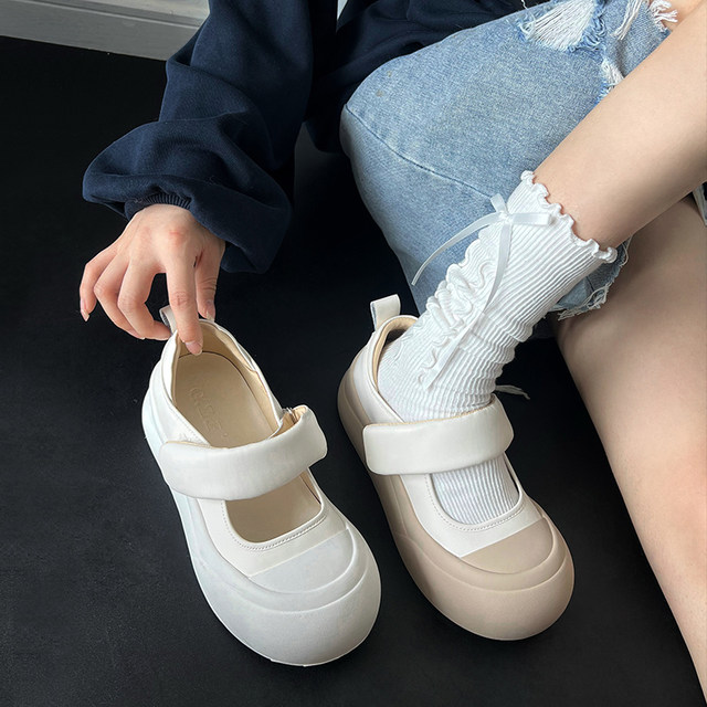 Meow's Sky 2024 Spring and Summer Big Toe Casual Mary Jane Shoes Women ...