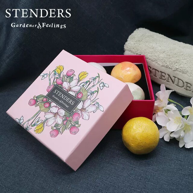 Stenders Schidine essential oil ball bath salt 100g*4 gift box ...