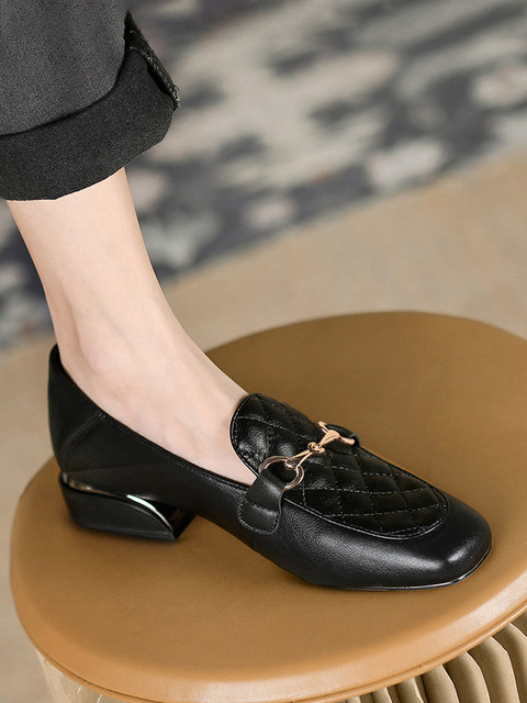 Foxer Retro Loafers for Women 2025 Spring & Fall New British Small ...