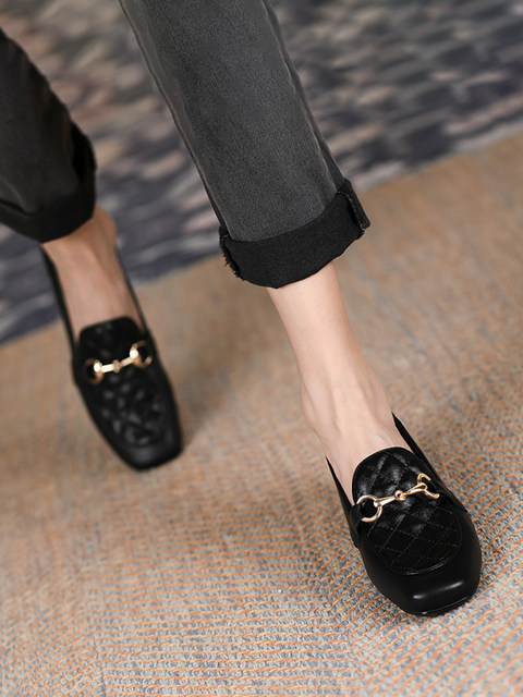 Foxer Retro Loafers for Women 2025 Spring & Fall New British Small ...