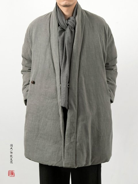 Chinese wind men's clothing diagonal improvement Hanfu men's youth ...