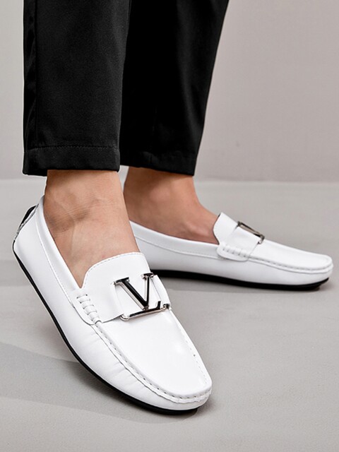 New arrival Genuine Leather Men Loafers Fancy Casual Leather Shoes with ...