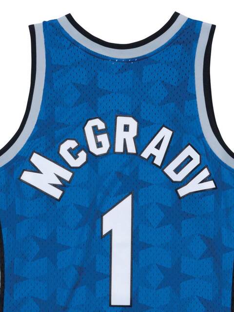 NBA retro jersey SW magic team McGrady's blue away NBA-Mitchellness