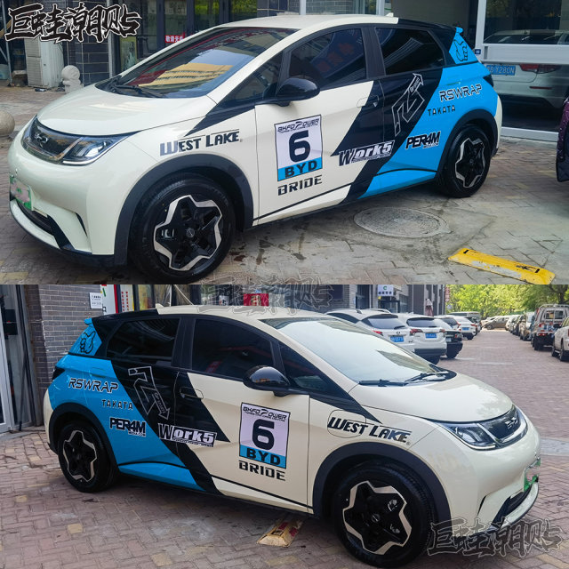 Suitable for BYD Dolphin car stickers, personalized modified body ...