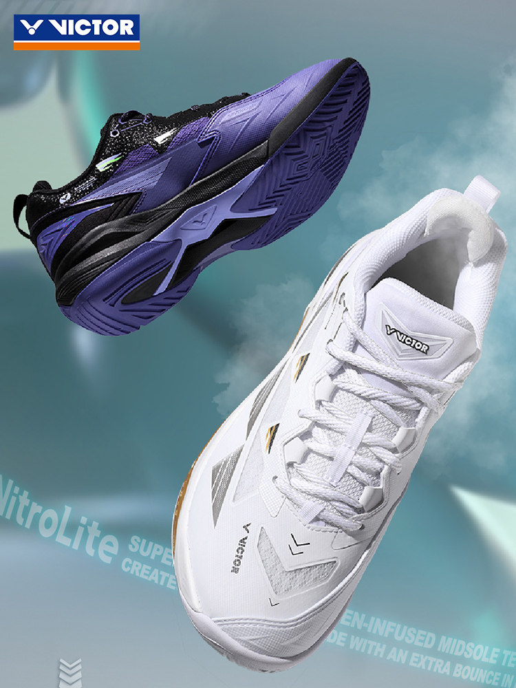 Chaussures de badminton Victor S82 - Chaussures de compétition unisexes ...