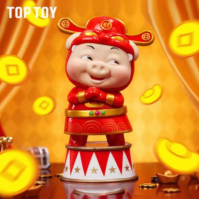 TOPTOY Pig Man Classic Series Blind Box GGBOND Trendy Figures Cute Gift ...