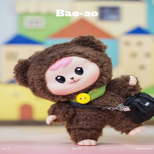 Genuine Bao-ao Hug Series Plush Vinyl Movable Blind Box Figures Cute ...