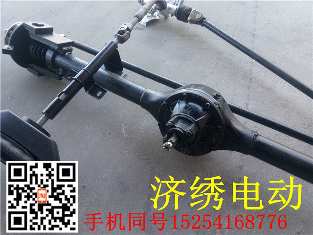 Straight-tube front drive axle for automobiles, four-wheelers, and ...