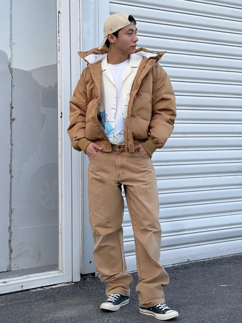 Converse Converse official winter new male retro warm lightweight duck ...