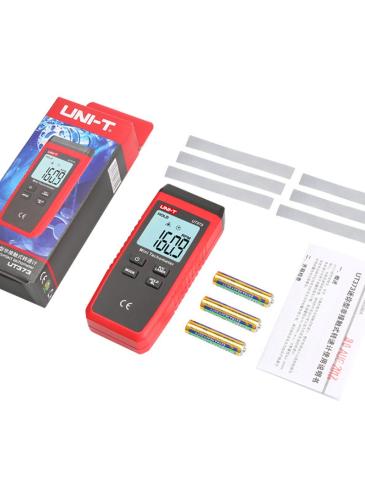 Unilide UT373 High-Precision Non-Contact Laser Tachometer