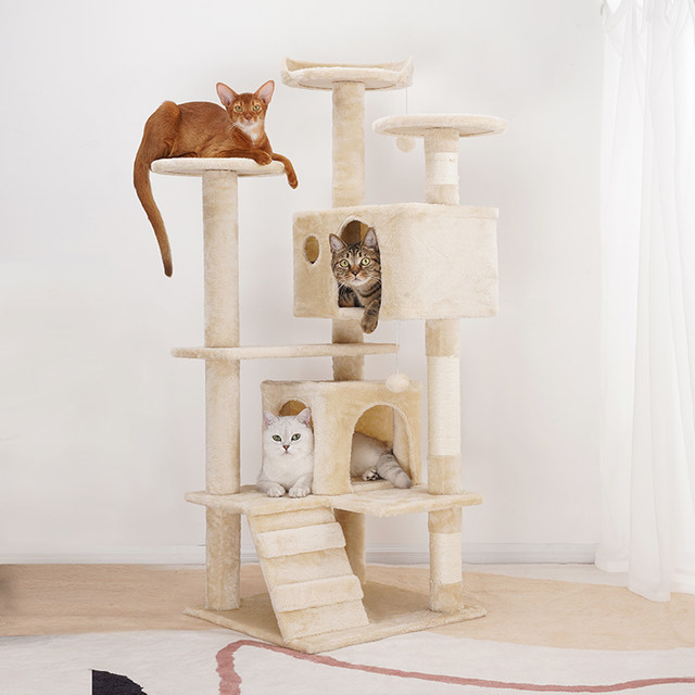 Cat climbing frame cat litter cat tree one platform large cat frame ...