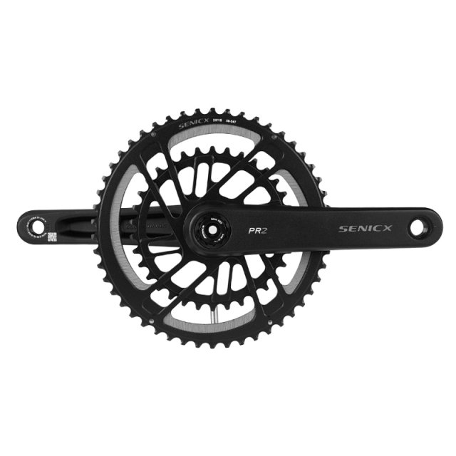SENICX Yuyong PR2 road bike bicycle crankset double disc ultra-light crank DUB axis central axis ...
