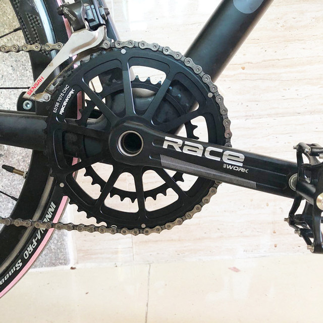 Road bike integrated hollow double tooth plate 50-34T crank 170MM ...
