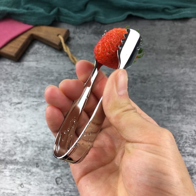 High-end 304 stainless steel ice clips, thickened sugar cube food clips ...