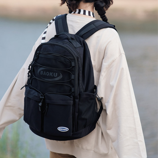 New Japanese college style junior high school student schoolbag female ...