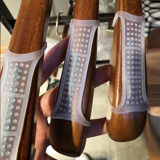 Clothing store hanger anti-slip cover silicone transparent anti-slip ...