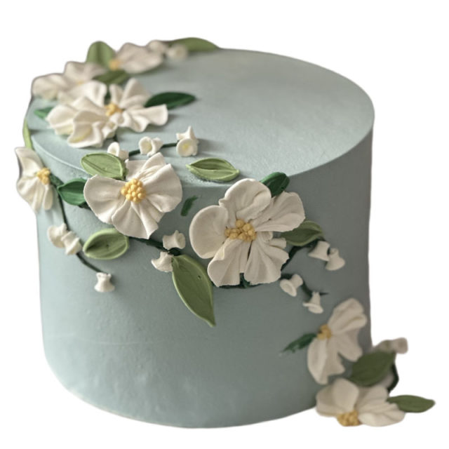 Hua Fan Diary ins style small fresh retro lace birthday cake girl ...