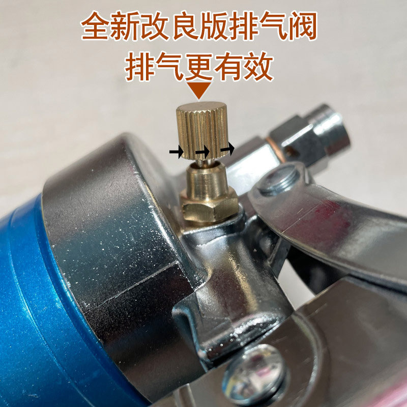 Green Wave Transparent Manual Butter Gun - High Pressure Grease Gun