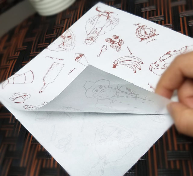 Customized food paper bags, oil-proof kraft paper bags, ribs, pancakes ...