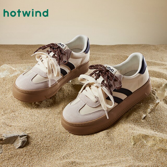 Hot Wind 2024 Autumn and Winter New Women's Niche Versatile Moral Shoes ...