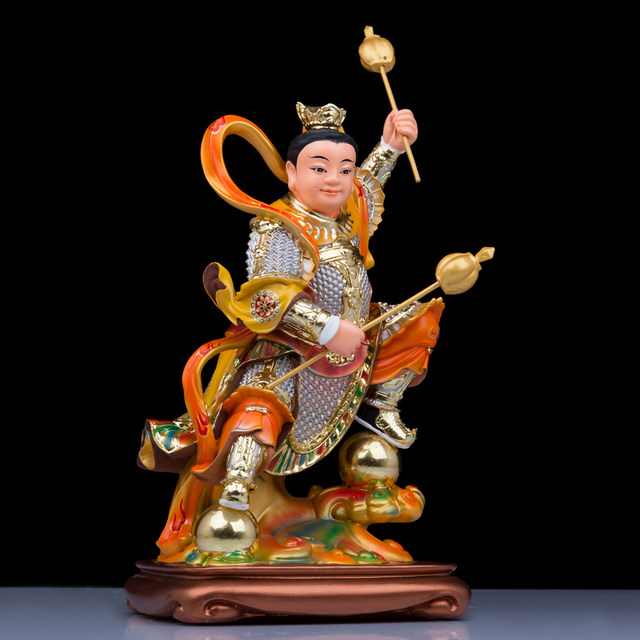 Jin Zha Mu Zha statue 8/10/12/16 inch Jin Zha Mu Zha Nezha Third Prince ...