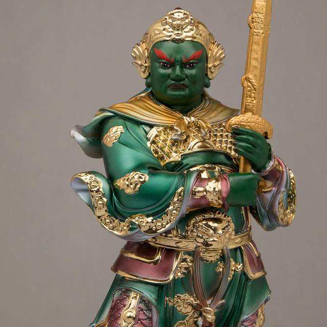 Resin gold-colored turtle general and snake general statue, Zhenwu ...