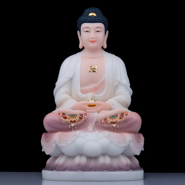 The Buddha statue of the whole hall, Hanbai Yu, Shakya Buddha ...