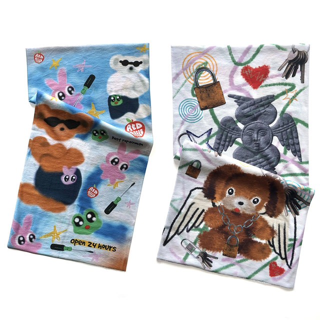 Y2K punk fun metal sports outdoor versatile seamless high elastic headscarf