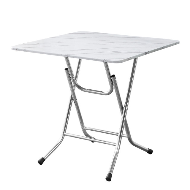 Square folding dining table, small household dining table, mahjong ...