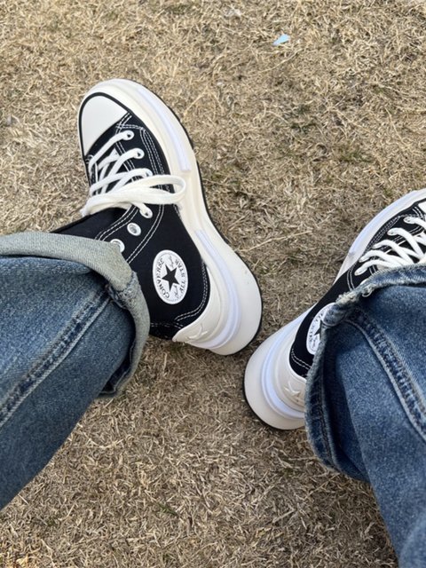 Converse Converse Run Star Legacy CX Retro Black sandwich Thick Sole ...