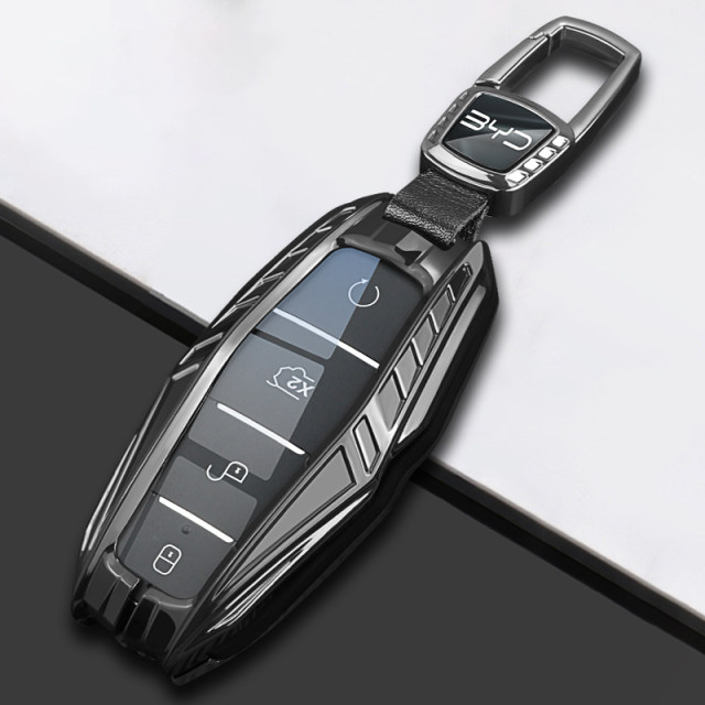 Special 24 new BYD Qin L seal 06DMi Hiace 07EV key bag metal car remote control case buckle
