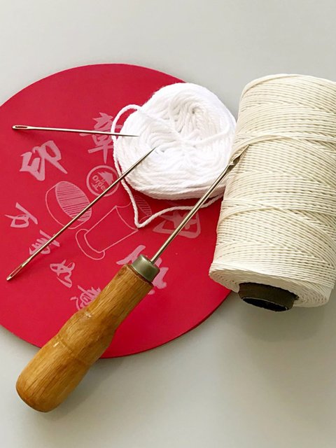Binding wax thread white thread pagoda thread financial cotton thread ...