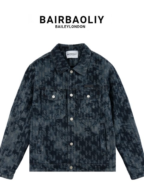 Bairbaoliy Light Luxury Union Dye Dye Donai jacket Autumn and Winter ...